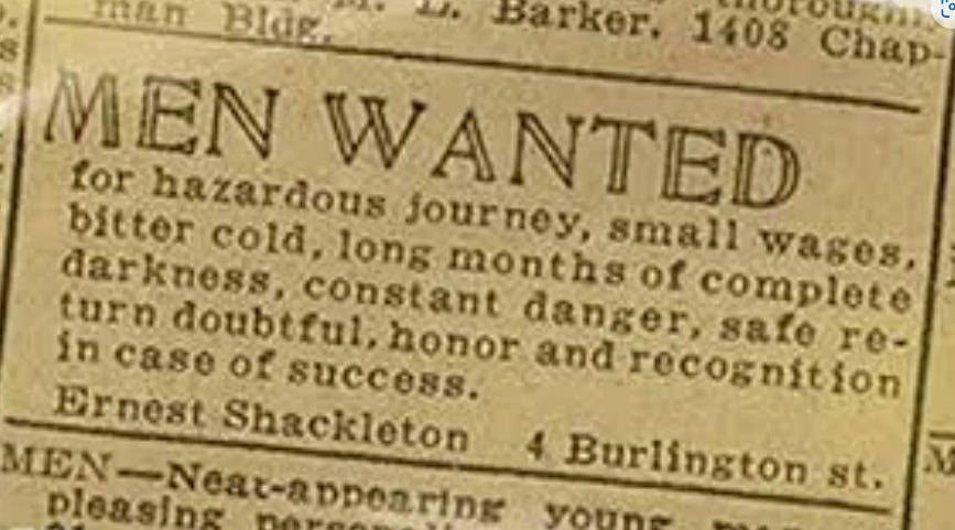 Shackleton's ad was a myth - by Venu Gopal Nair