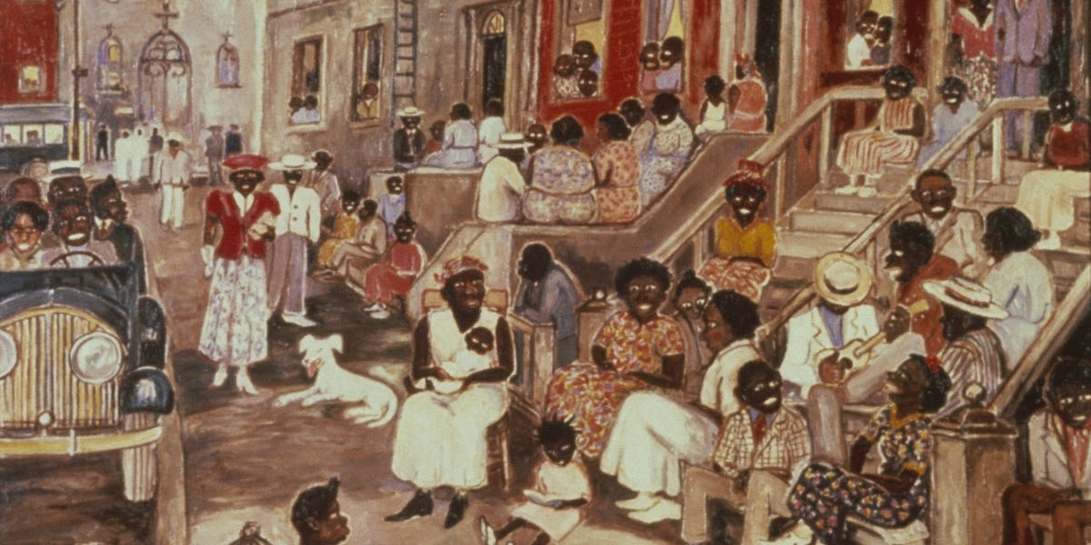 Palmer Hayden - Midsummer Night in Harlem, 1938