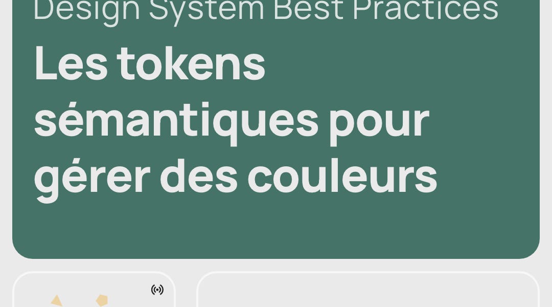 #276 Organiser les couleurs d'un Design System avec les tokens sémantiques