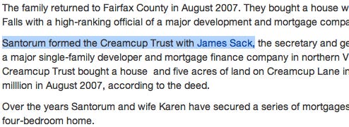 Everything About Rick Santorum Is Gross, Like His 'Creamcup Trust'