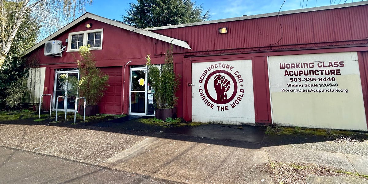 Welcome to Working Class Acupuncture's Substack!