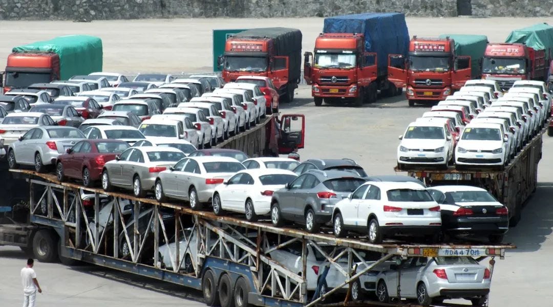 Who are the main customers of Chinese-made vehicles?