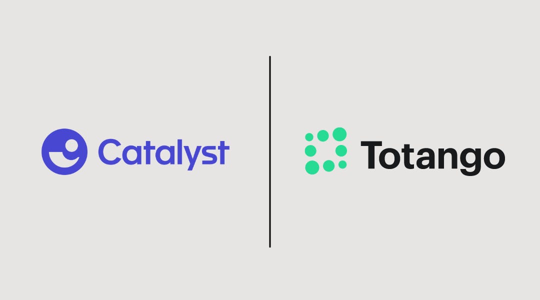 It Takes 2 To Tango: Catalyst Merges with Totango It Takes 2 To Tango: Catalyst Merges with Totango