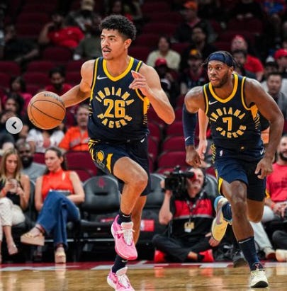 Ben Sheppard born to run with the Pacers