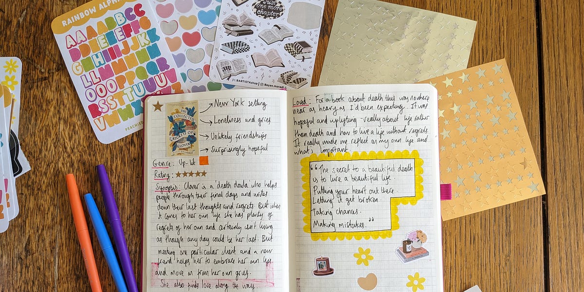 How to start a reading journal - Off the Page by Libby Page