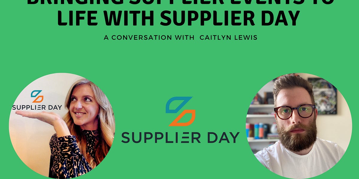 Bringing supplier events to life with Supplier Day