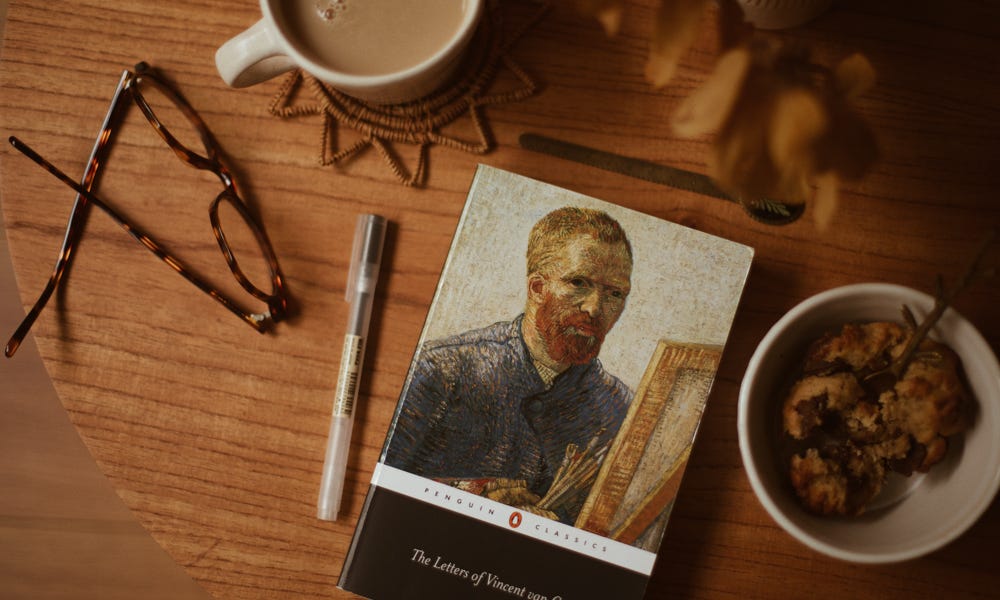van gogh, earl grey e muffin - by Melina Souza