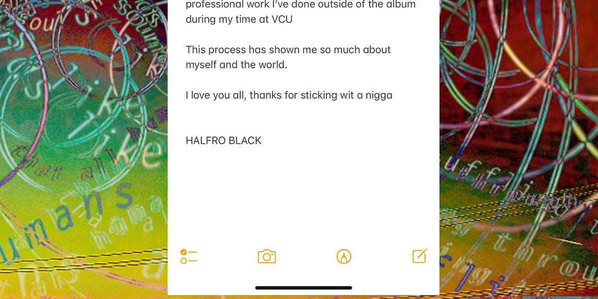 SoulStasis Note 2 - Halfro Black Substack