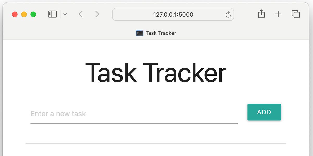 Task Tracker Web App using Flask and MaterializeCSS Task Tracker Web App using Flask and MaterializeCSS