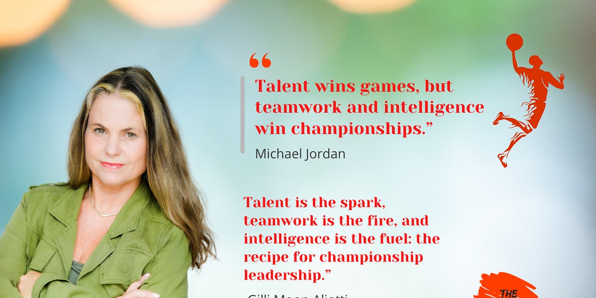 Talent Wins Games but teamwork and intelligence wins championships, says MJ