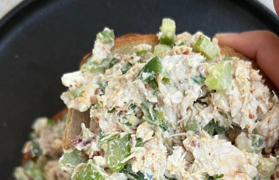 Crunchy Chicken Salad - by Laila Mirza - Laila’s Pantry