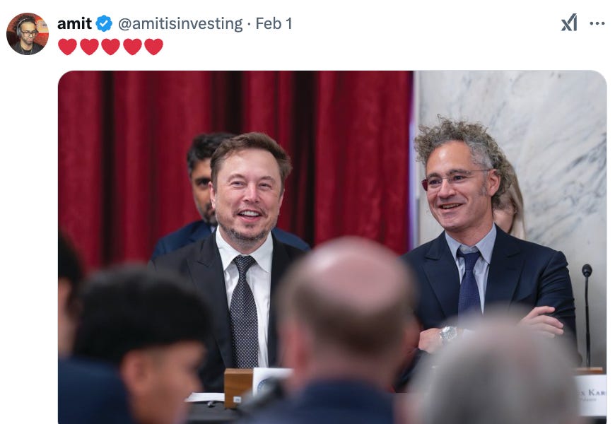 👍 Elon Musk Approves | Palantir Bullets #115