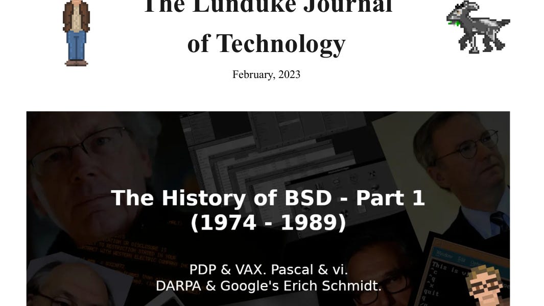 The Lunduke Journal of Technology Monthly PDF Magazine - February, 2023