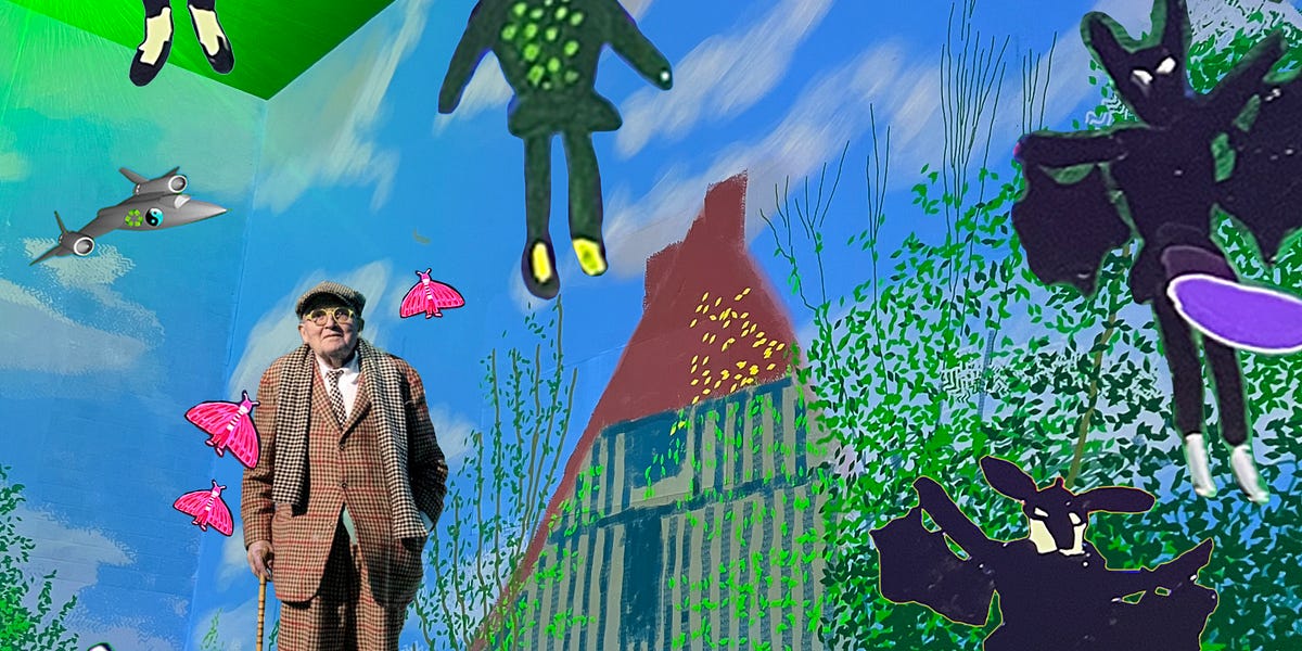 You can spend a trippy hour in an enormous box, too