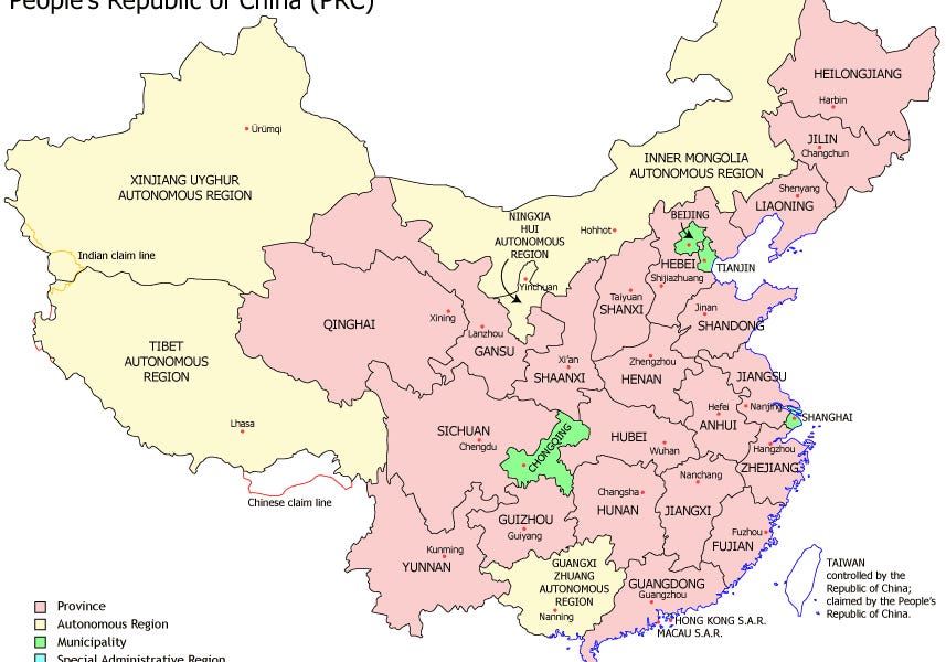 How To Understand the Provinces, Prefectures, Counties and Towns of ...