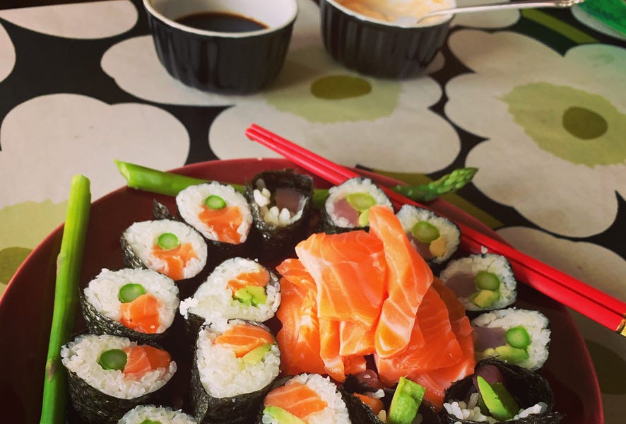 Sushi Rolls - by Lori Baker - Lori’s Substack