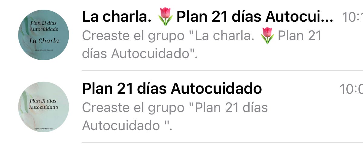 Comienza el plan 21 días de autocuidado.