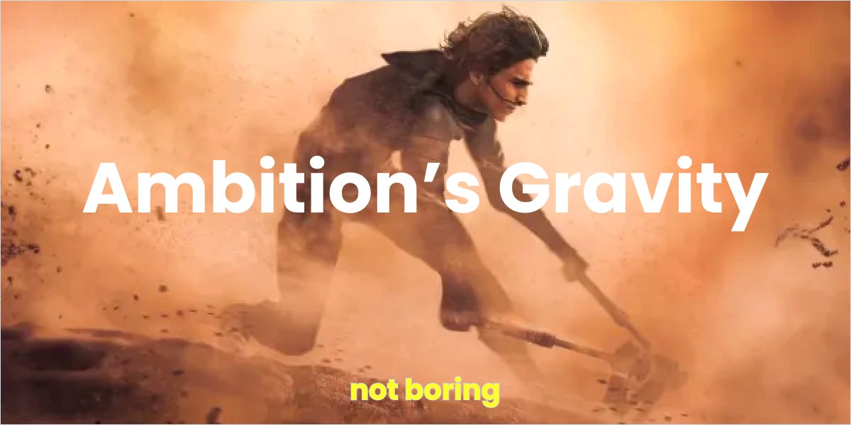 Ambition's Gravity - Not Boring by Packy McCormick
