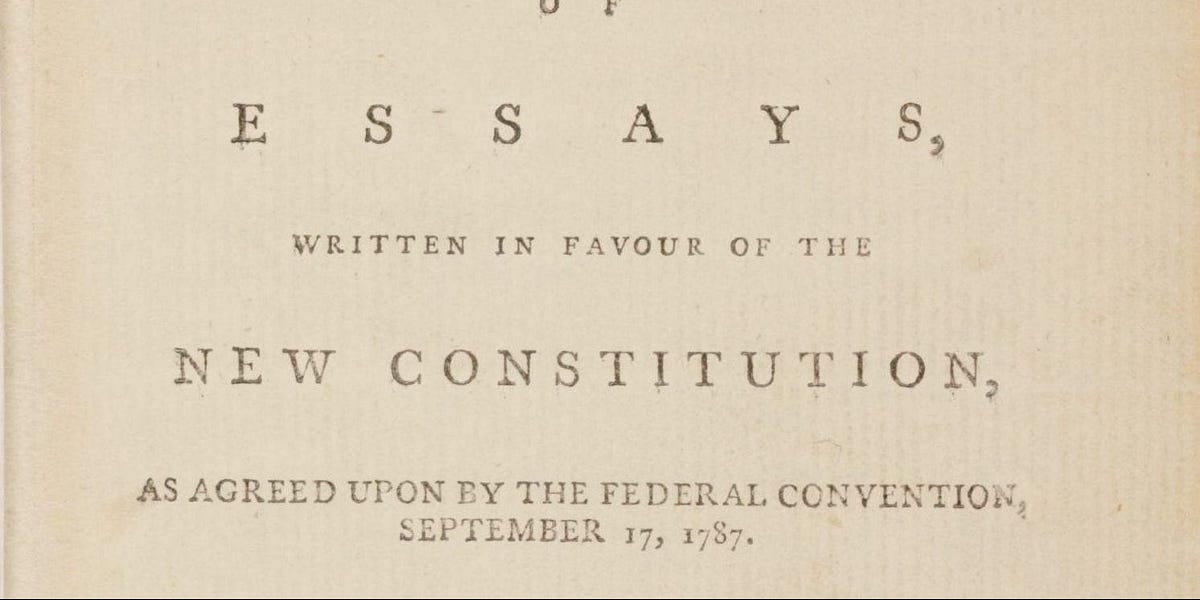 What Can Federalist No. 10 Teach Us About Contemporary Politics?