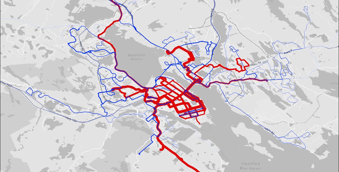 Halifax's Bus Network - by Deny Sullivan - Deny’s Substack
