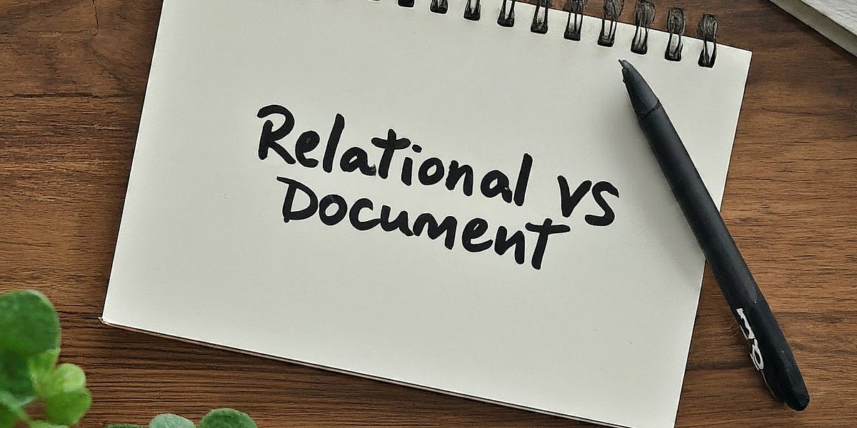 Relational vs Document based databases - by Vivek Bansal
