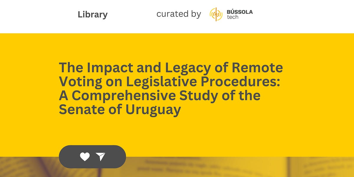The Impact and Legacy of Remote Voting on Legislative Procedures: A ...
