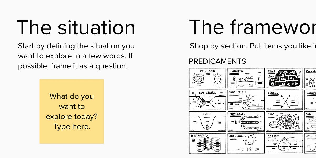 Visual frameworks demo call - by Dave Gray