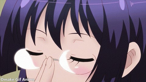 Omake Gif Anime - Bakuon!! - Episode 7 - Hijiri Megane Sparkle