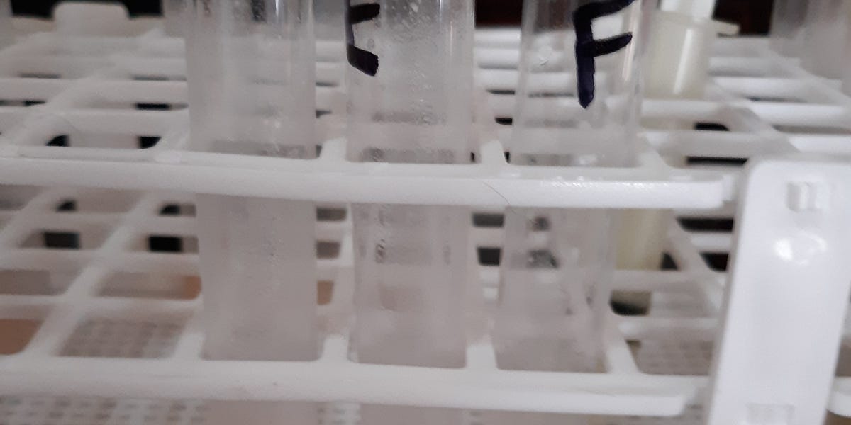 Dissolving Gel/plastic - by Ronald D Norris