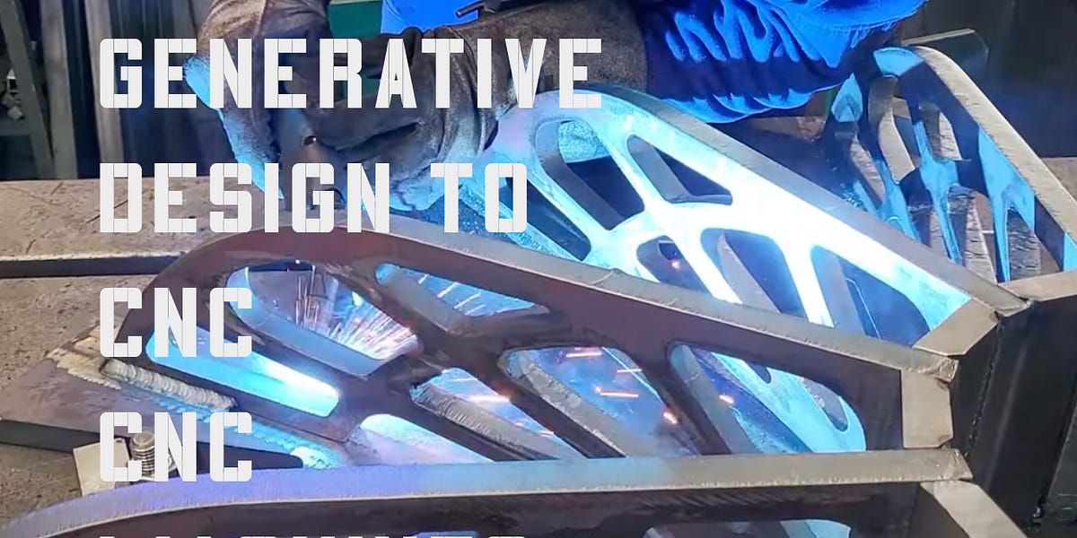Generative Design used to CNC CNC Machines