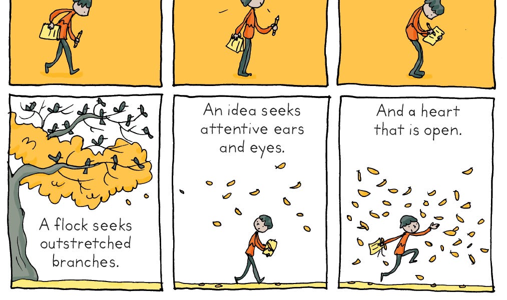 Making a Poetry Comic - by Grant Snider - Incidental Comics