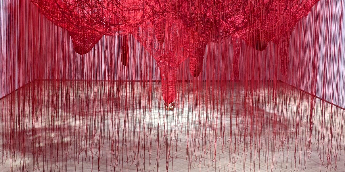Dope Art: Chiharu Shiota's Signs of Life - by Orban Isma
