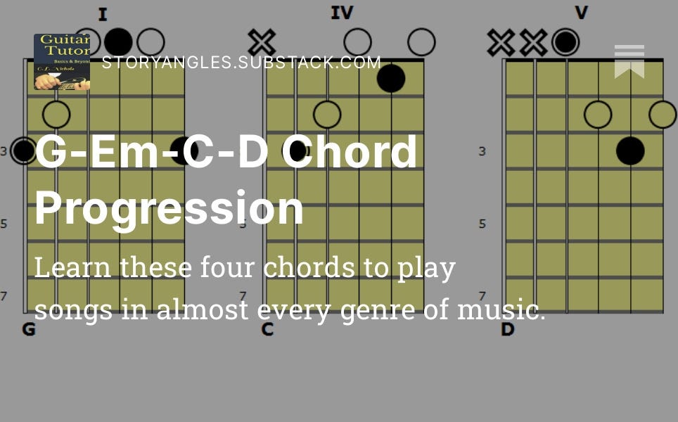 G-Em-C-D Chord Progression - by C. L. Nichols