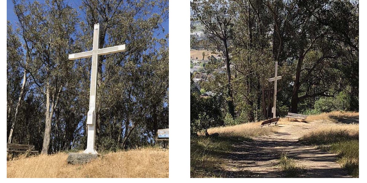 A Giant Christian Cross was finally removed from California's Albany ...