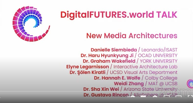 DigitalFUTURES world - by Chisai Fujita