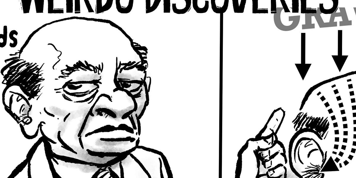 Weirdo Discoveries Cartoon and Evolutionary Satire