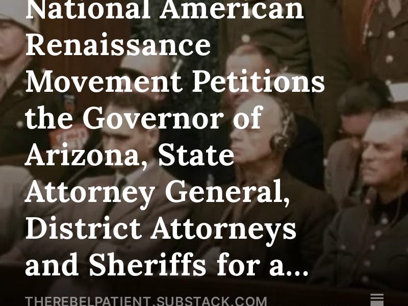 BREAKING: National American Renaissance Movement Petitions the Governor ...