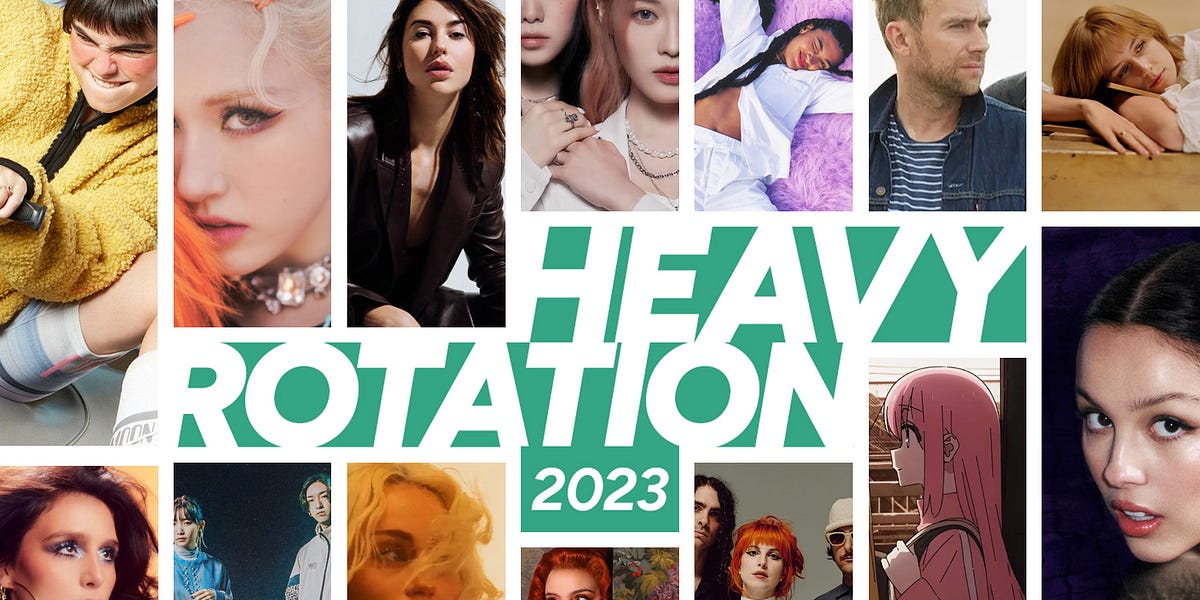 Heavy Rotation 2023: An hour of my favorite songs from the past year
