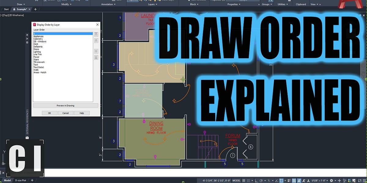 AutoCAD Draw Order By Layer!? - by Brandon