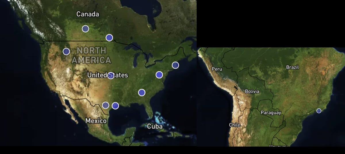 Where are all the level 3 and level 4 biolabs?