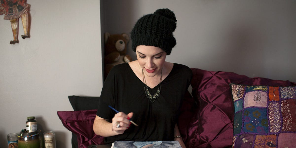 Melissa Carroll's Technicolor Dream - by Jaime Lowe