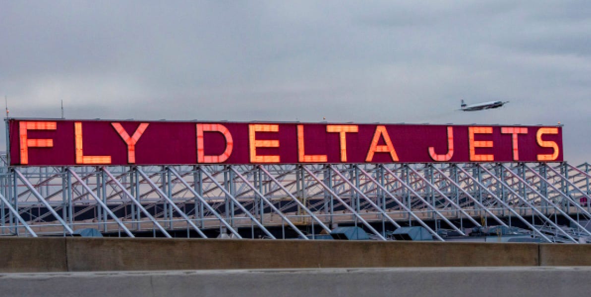 How Old Is Atlanta’s ‘Fly Delta Jets’ Sign?