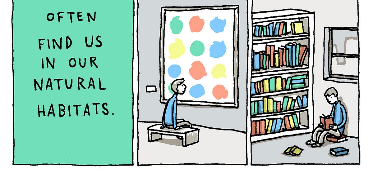 We Are the Introverts - by Grant Snider - Incidental Comics