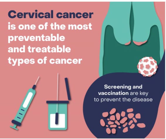 A Success Story for Prevention - Eradicating Cervical Cancer is Achievable