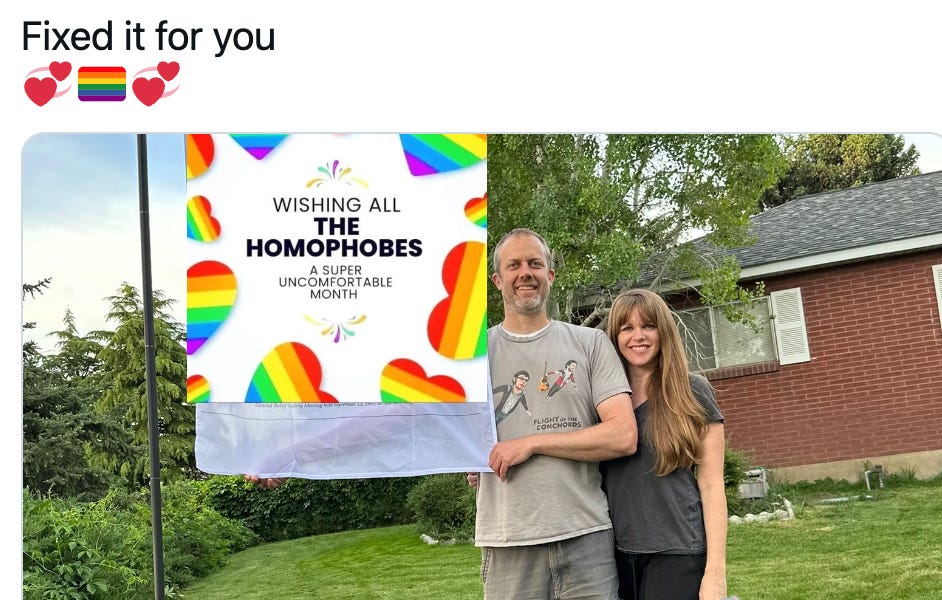 Why Do S****y People Think Their Protests Are On A Par With Pride Month?