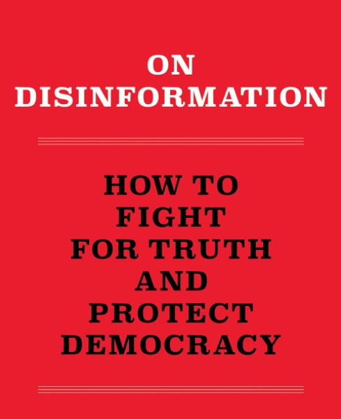New Book on Disinformation - by Connors Institute