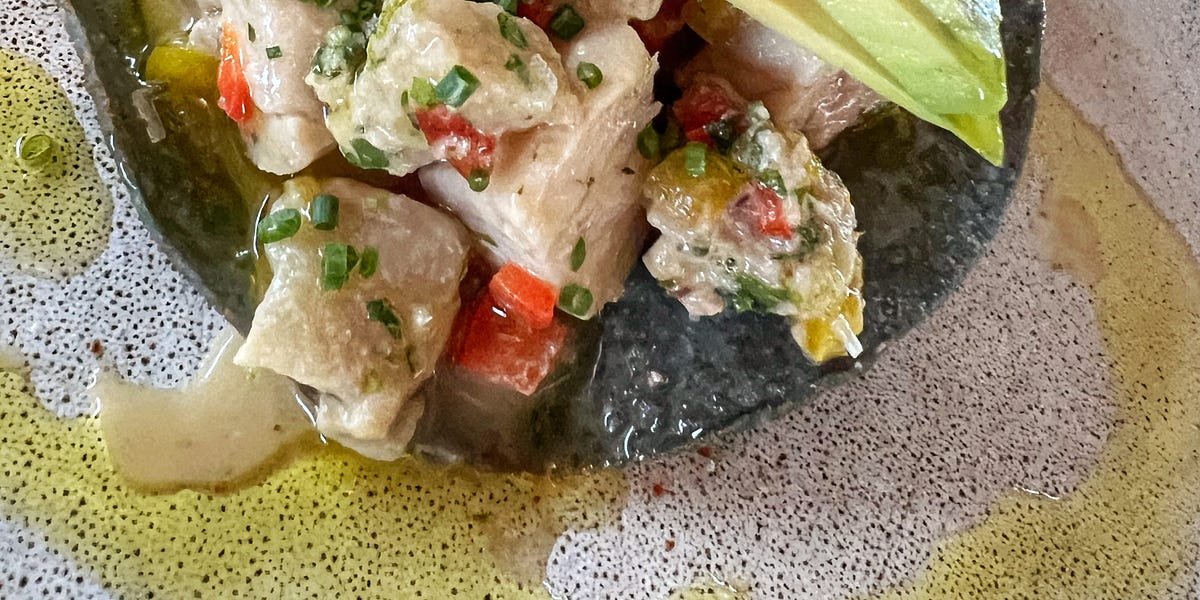 Simple Yellowtail Ceviche - by andrew gruel