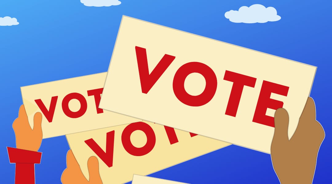 Make SURE to VOTE - by Arthur Goldstein - Union Matters