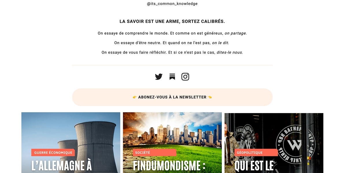 📣 On lance notre compte Instagram ! - by Sacha Uzan