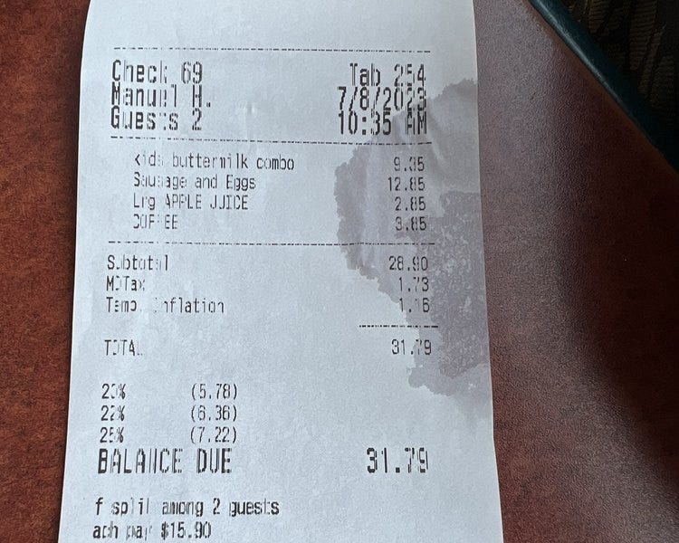 Temporary Inflation Fees and Greedflation - by Bryan Caplan